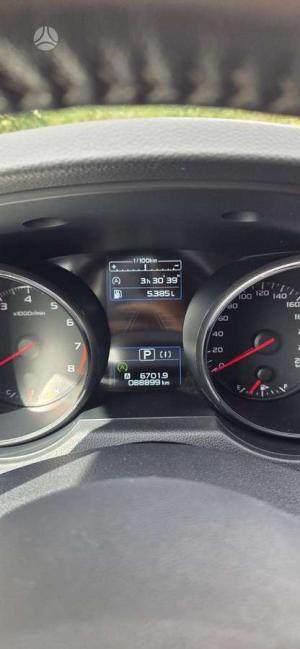Grey Subaru Outback 2019 in Vilnius, with an engine capacity of 2.50 L and mileage of 89 thousand km for 18500 €, photo 10 on AUTOMOTO.COM.LV