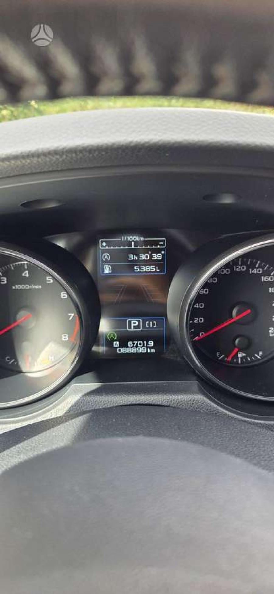 Grey Subaru Outback 2019 in Vilnius, with an engine capacity of 2.50 L and mileage of 89 thousand km for 18500 €, photo 10 on AUTOMOTO.COM.LV