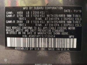 Pelēks Subaru Outback 2020 Klaipėda, ar dzinēja tilpumu 2.50 L un nobraukumu 133 tūkst. km par 10900 €, foto 12 vietnē AUTOMOTO.COM.LV
