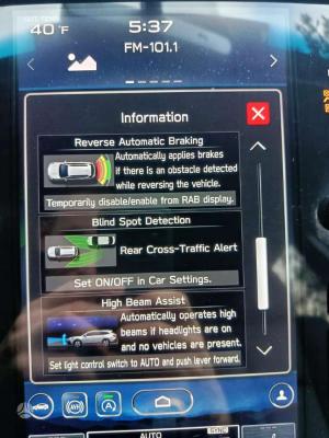 Серый Субару Аутбек 2022 в Лаздияй, объемом двигателя 2.39 л и пробегом 82 тыс. км за 24900 €, фото 18 на AUTOMOTO.COM.LV