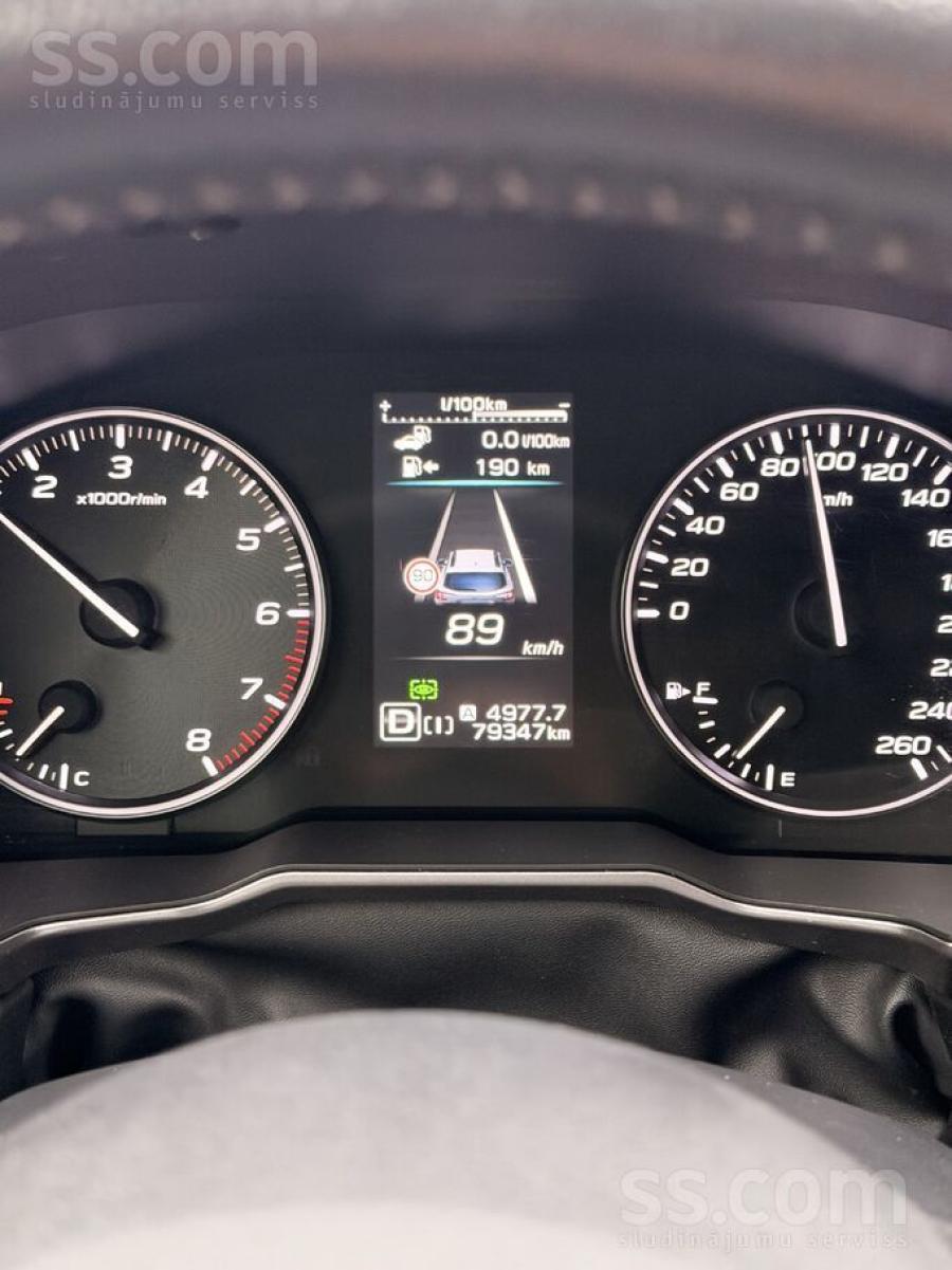 Grey Subaru Outback 2022 in Riga, with an engine capacity of 2.50 L and mileage of 79 thousand km for 23000 €, photo 10 on AUTOMOTO.COM.LV