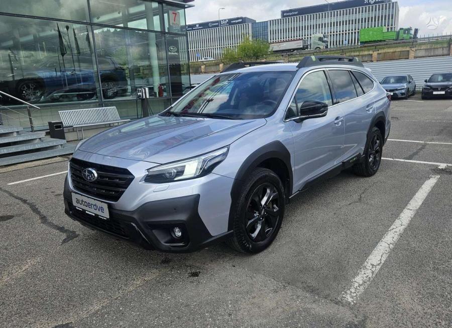 Pelēks Subaru Outback 2022 Viļņa, ar dzinēja tilpumu 2.50 L un nobraukumu 111 tūkst. km par 25890 €, foto 1 vietnē AUTOMOTO.COM.LV