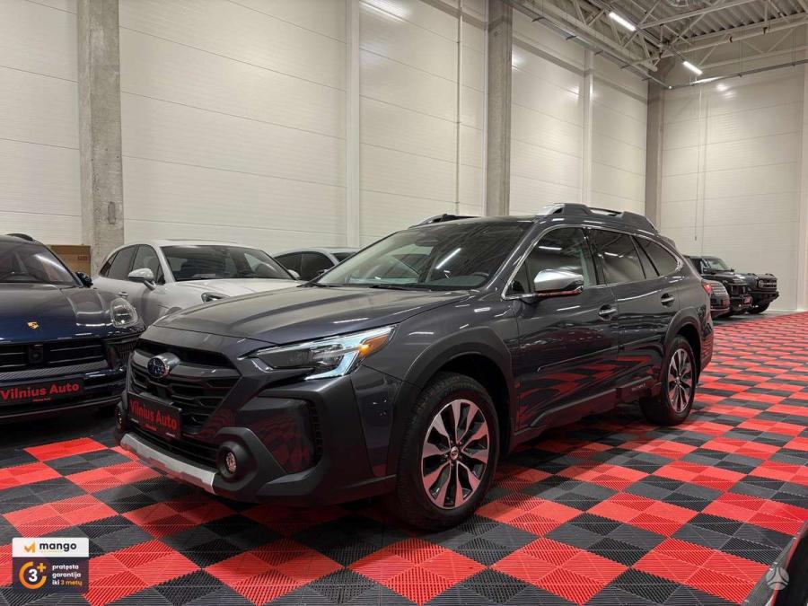Grey Subaru Outback 2023 in Vilnius, with an engine capacity of 2.39 L and mileage of 23 thousand km for 30990 €, photo 1 on AUTOMOTO.COM.LV