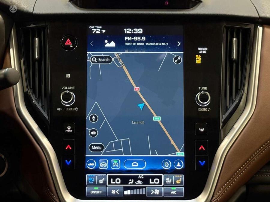 Grey Subaru Outback 2024 in Vilnius, with an engine capacity of 2.39 L and mileage of 23 thousand km for 32800 €, photo 25 on AUTOMOTO.COM.LV