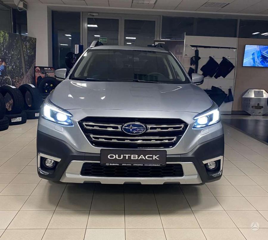 Pelēks Subaru Outback 2025 Klaipėda, ar dzinēja tilpumu 2.50 L un nobraukumu 10 tūkst. km par 37990 €, foto 12 vietnē AUTOMOTO.COM.LV