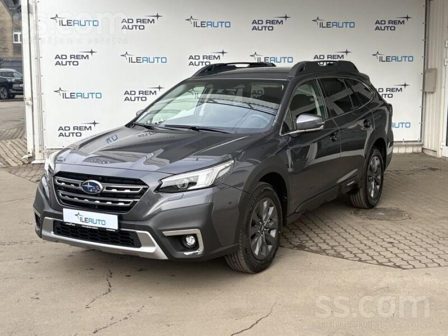Grey Subaru Outback 2026 in Riga, with an engine capacity of 2.50 L and mileage of 12 thousand km for 38490 €, photo 1 on AUTOMOTO.COM.LV