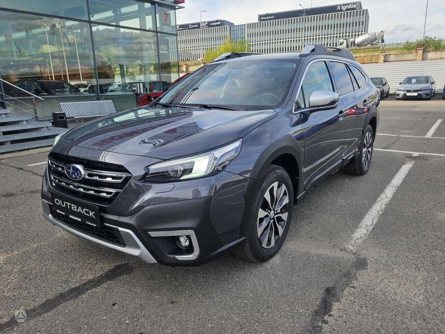 Pelēks Subaru Outback 2026 Viļņa, ar dzinēja tilpumu 2.50 L un nobraukumu 0 tūkst. km par 42990 €, foto 1 vietnē AUTOMOTO.COM.LV