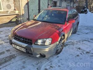 Red Subaru Outback 2001 in Riga, with an engine capacity of 2.50 L and mileage of 129 thousand km for 2200 €, photo 3 on AUTOMOTO.COM.LV