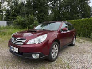 Red Subaru Outback 2012 in Alytus, with an engine capacity of 2.00 L and mileage of 309 thousand km for 2950 €, photo  on AUTOMOTO.COM.LV
