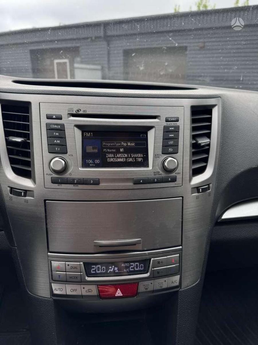 Red Subaru Outback 2012 in Alytus, with an engine capacity of 2.00 L and mileage of 309 thousand km for 2950 €, photo 13 on AUTOMOTO.COM.LV