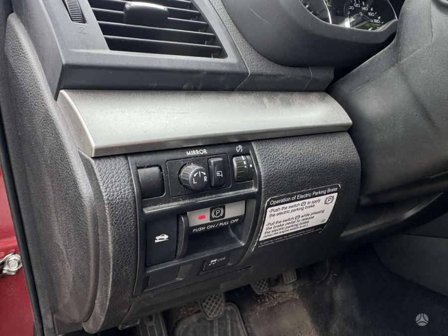 Red Subaru Outback 2012 in Alytus, with an engine capacity of 2.00 L and mileage of 309 thousand km for 2950 €, photo 19 on AUTOMOTO.COM.LV