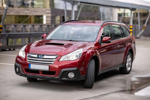 Sarkans Subaru Outback 2013 Viļņa, ar dzinēja tilpumu 2.00 L un nobraukumu 172 tūkst. km par 8000 €, foto 1 vietnē AUTOMOTO.COM.LV
