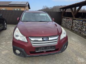 Red Subaru Outback 2014 in Kretinga, with an engine capacity of 2.50 L and mileage of 334 thousand km for 3600 €, photo  on AUTOMOTO.COM.LV