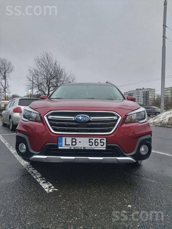 Red Subaru Outback 2015 in Riga, with an engine capacity of 2.50 L and mileage of 0 thousand km for 13500 €, photo 4 on AUTOMOTO.COM.LV