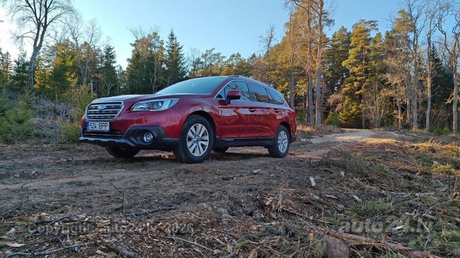 Sarkans Subaru Outback 2015 Tallina, ar dzinēja tilpumu 2.50 L un nobraukumu 180 tūkst. km par 13500 €, foto 1 vietnē AUTOMOTO.COM.LV