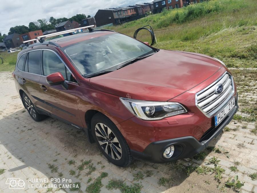 Красный Субару Аутбек 2015 в Клайпеда, объемом двигателя 2.50 л и пробегом 121 тыс. км за 13900 €, фото 1 на AUTOMOTO.COM.LV