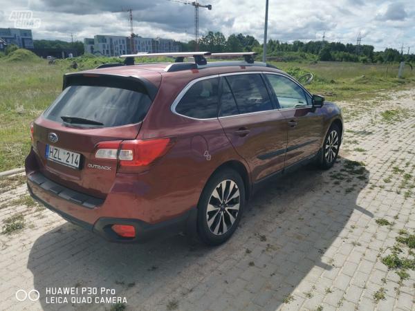 Красный Субару Аутбек 2015 в Клайпеда, объемом двигателя 2.50 л и пробегом 121 тыс. км за 13900 €, фото 2 на AUTOMOTO.COM.LV