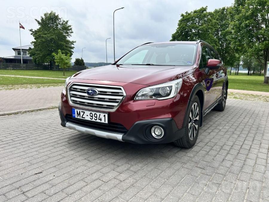 Red Subaru Outback 2015 in Riga, with an engine capacity of 2.00 L and mileage of 249 thousand km for 12400 €, photo 4 on AUTOMOTO.COM.LV