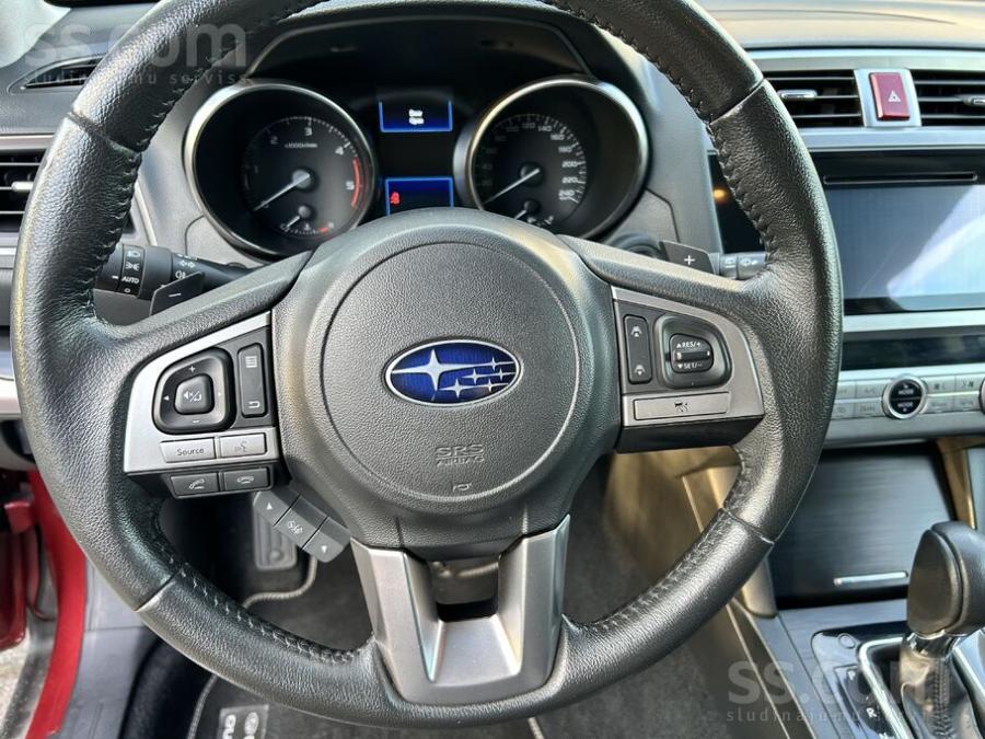 Red Subaru Outback 2015 in Riga, with an engine capacity of 2.00 L and mileage of 249 thousand km for 12400 €, photo 8 on AUTOMOTO.COM.LV