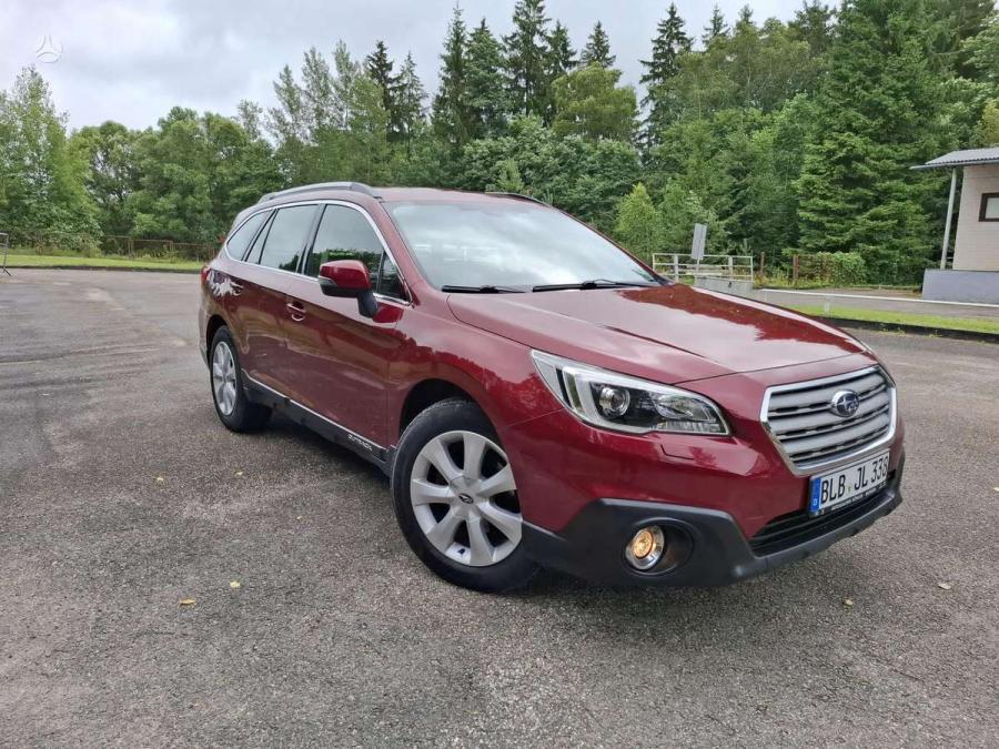 Sarkans Subaru Outback 2015 Utena, ar dzinēja tilpumu 2.00 L un nobraukumu 185 tūkst. km par 7200 €, foto 3 vietnē AUTOMOTO.COM.LV