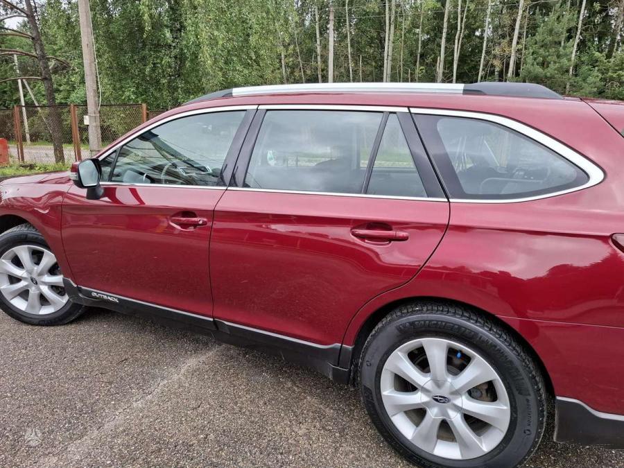 Sarkans Subaru Outback 2015 Utena, ar dzinēja tilpumu 2.00 L un nobraukumu 185 tūkst. km par 7200 €, foto 8 vietnē AUTOMOTO.COM.LV