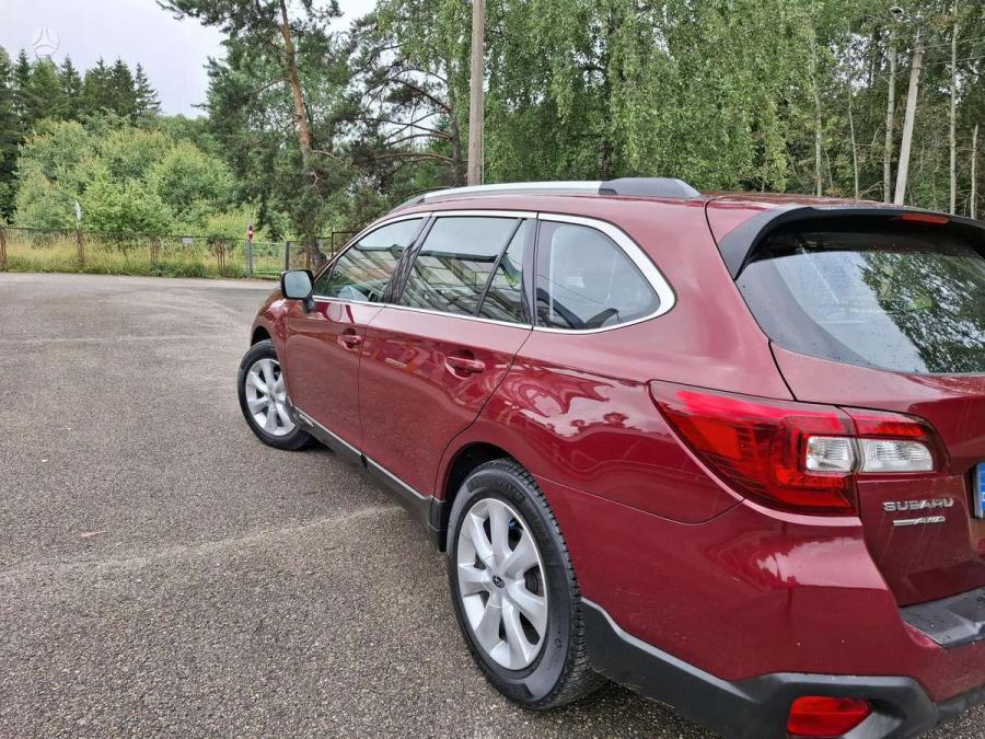 Sarkans Subaru Outback 2015 Utena, ar dzinēja tilpumu 2.00 L un nobraukumu 185 tūkst. km par 7200 €, foto 9 vietnē AUTOMOTO.COM.LV