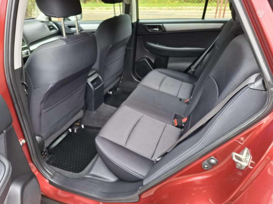 Sarkans Subaru Outback 2015 Utena, ar dzinēja tilpumu 2.00 L un nobraukumu 185 tūkst. km par 7200 €, foto 19 vietnē AUTOMOTO.COM.LV
