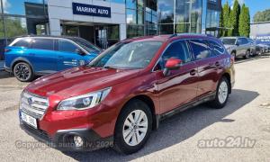 Sarkans Subaru Outback 2015 Pērnava, ar dzinēja tilpumu 2.50 L un nobraukumu 242 tūkst. km par 9690 €, foto  vietnē AUTOMOTO.COM.LV