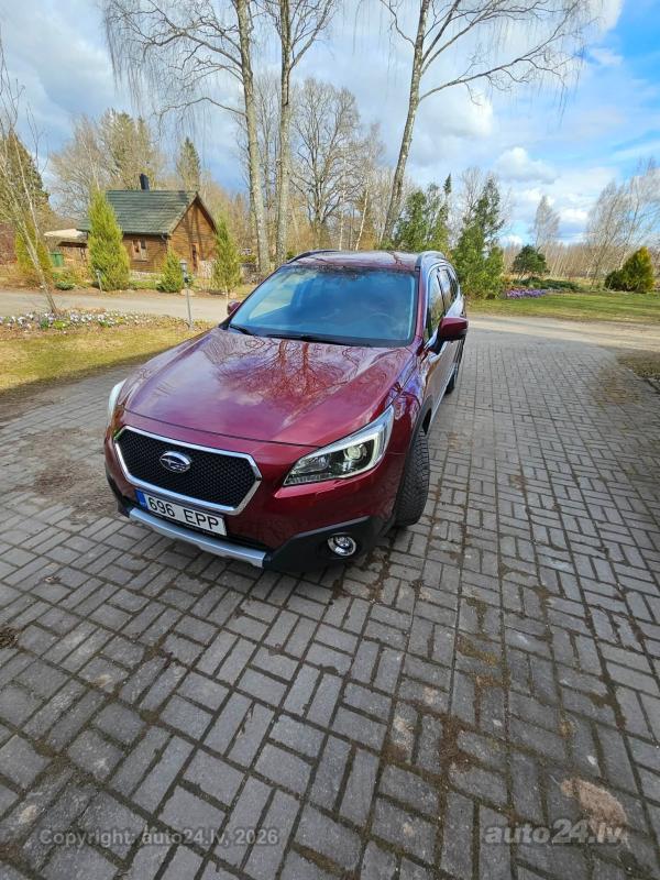 Sarkans Subaru Outback 2016 Tartu, ar dzinēja tilpumu 2.50 L un nobraukumu 195 tūkst. km par 13900 €, foto 1 vietnē AUTOMOTO.COM.LV