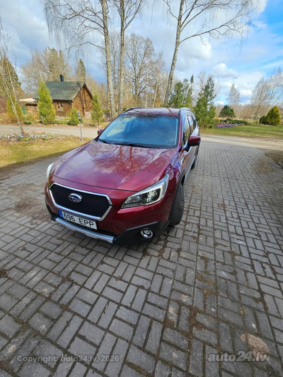 Red Subaru Outback 2016 in Tartu, with an engine capacity of 2.50 L and mileage of 195 thousand km for 13900 €, photo 1 on AUTOMOTO.COM.LV