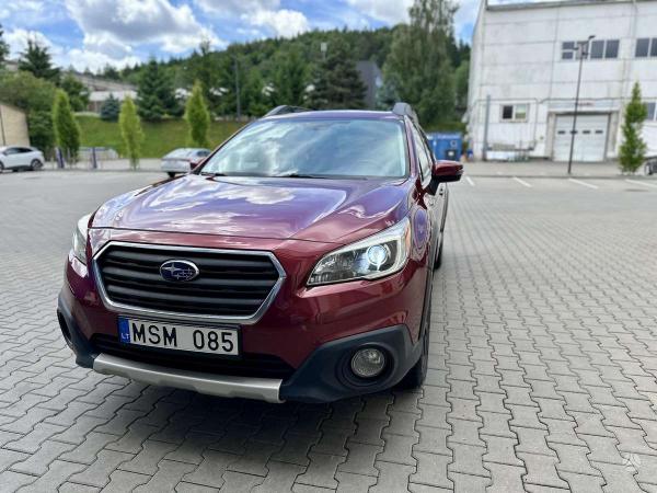 Red Subaru Outback 2016 in Vilnius, with an engine capacity of 2.50 L and mileage of 183 thousand km for 11950 €, photo 2 on AUTOMOTO.COM.LV