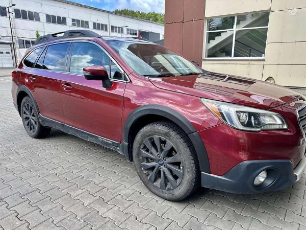 Red Subaru Outback 2016 in Vilnius, with an engine capacity of 2.50 L and mileage of 183 thousand km for 11950 €, photo 5 on AUTOMOTO.COM.LV