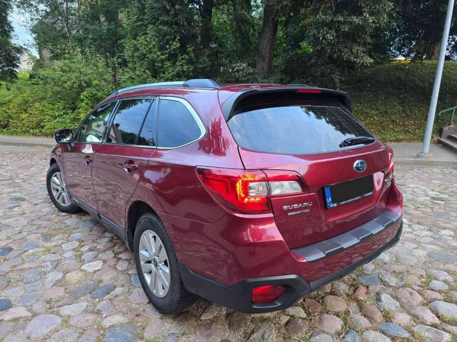 Sarkans Subaru Outback 2016 Utena, ar dzinēja tilpumu 2.00 L un nobraukumu 160 tūkst. km par 5950 €, foto 3 vietnē AUTOMOTO.COM.LV