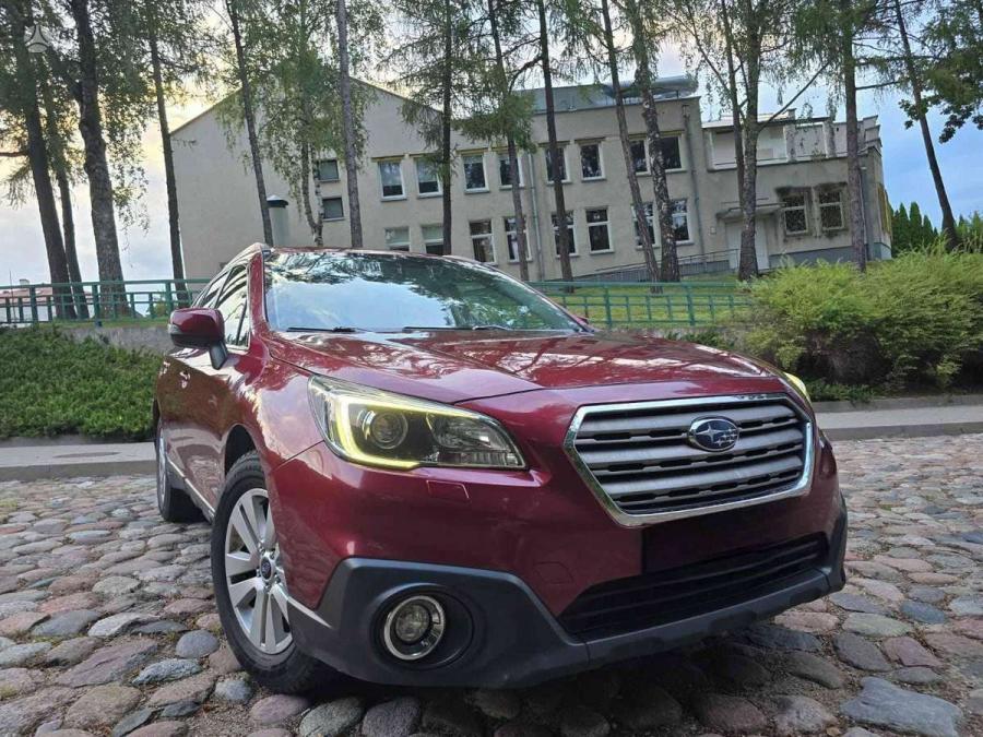 Sarkans Subaru Outback 2016 Utena, ar dzinēja tilpumu 2.00 L un nobraukumu 160 tūkst. km par 5950 €, foto 7 vietnē AUTOMOTO.COM.LV