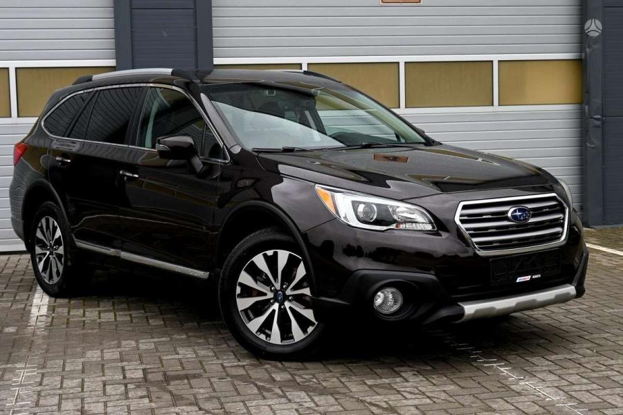 Red Subaru Outback 2017 in Kretinga, with an engine capacity of 3.60 L and mileage of 62 thousand km for 14850 €, photo 1 on AUTOMOTO.COM.LV