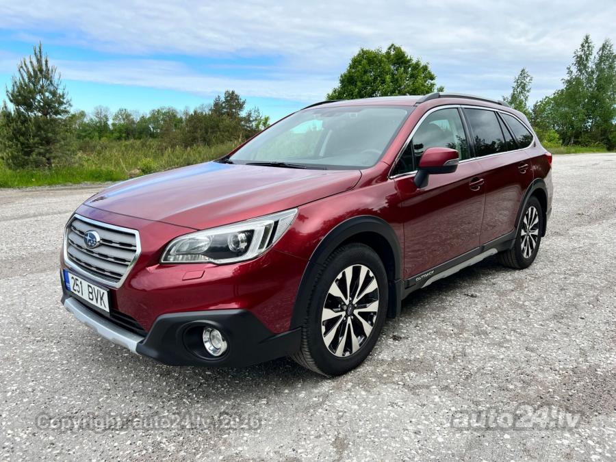 Red Subaru Outback 2017 in Jogeva, with an engine capacity of 2.50 L and mileage of 140 thousand km for 17490 €, photo 1 on AUTOMOTO.COM.LV