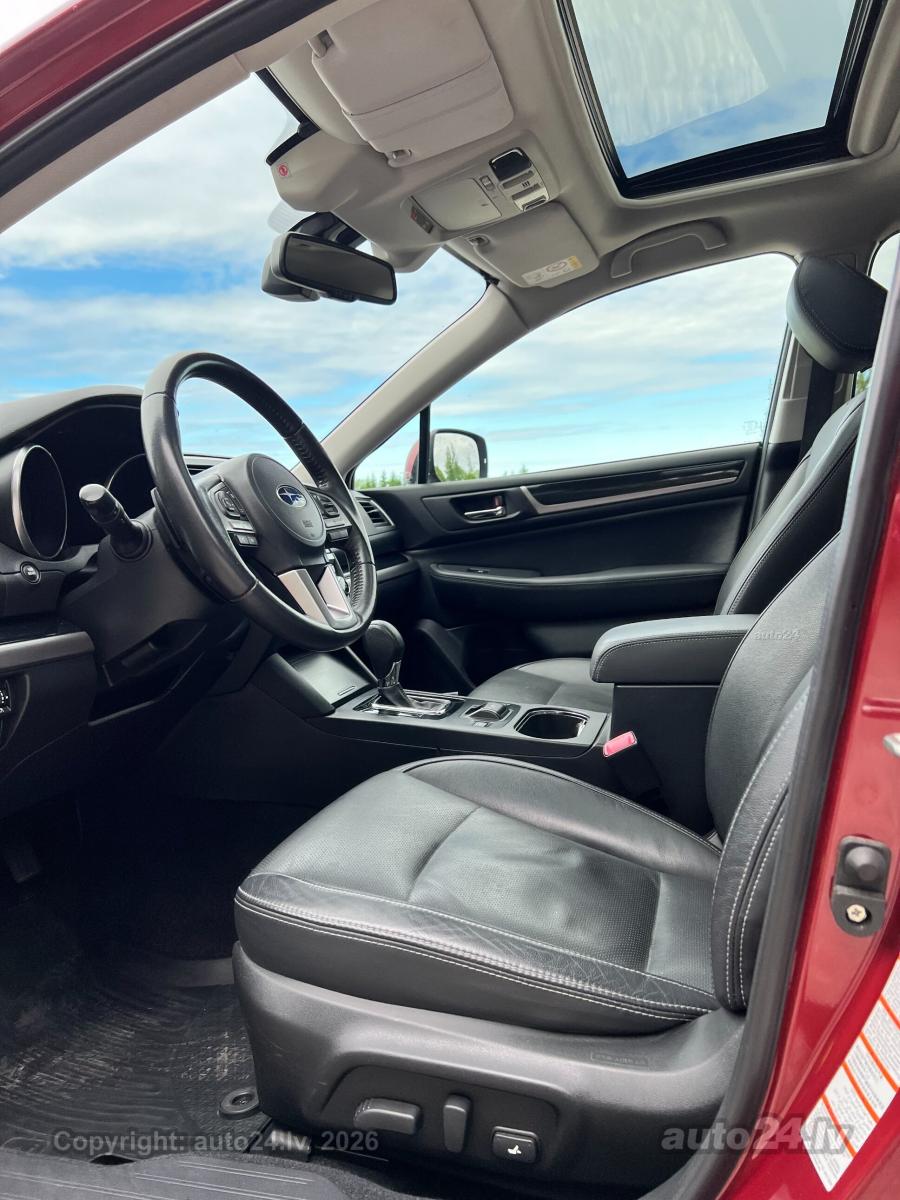Red Subaru Outback 2017 in Jogeva, with an engine capacity of 2.50 L and mileage of 140 thousand km for 17490 €, photo 13 on AUTOMOTO.COM.LV