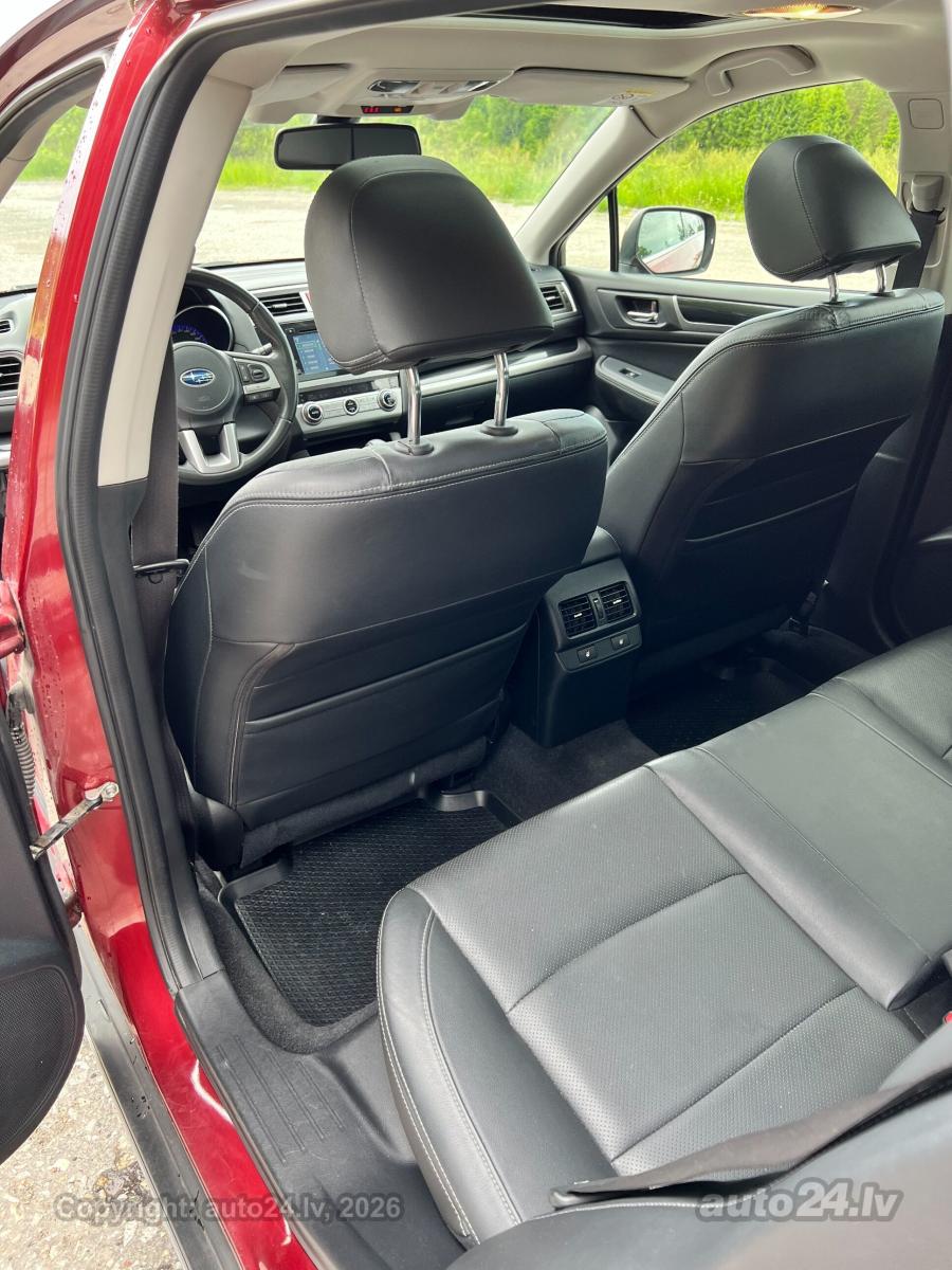 Red Subaru Outback 2017 in Jogeva, with an engine capacity of 2.50 L and mileage of 140 thousand km for 17490 €, photo 15 on AUTOMOTO.COM.LV