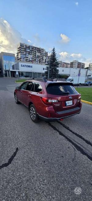Red Subaru Outback 2017 in Vilnius, with an engine capacity of 2.50 L and mileage of 215 thousand km for 13000 €, photo 7 on AUTOMOTO.COM.LV