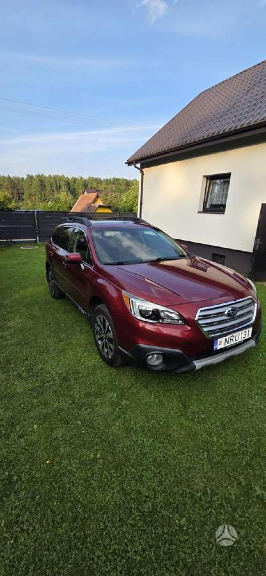 Red Subaru Outback 2017 in Vilnius, with an engine capacity of 2.50 L and mileage of 215 thousand km for 13000 €, photo 19 on AUTOMOTO.COM.LV