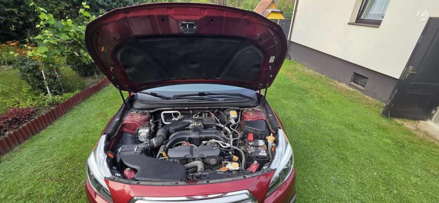 Red Subaru Outback 2017 in Vilnius, with an engine capacity of 2.50 L and mileage of 215 thousand km for 13000 €, photo 22 on AUTOMOTO.COM.LV