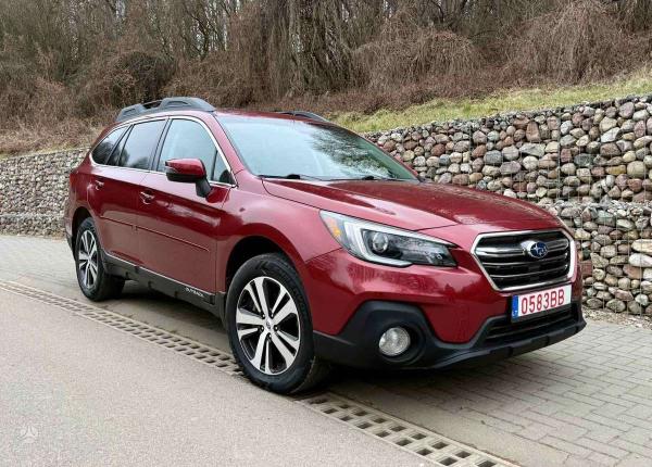 Sarkans Subaru Outback 2018 Alīta, ar dzinēja tilpumu 3.63 L un nobraukumu 138 tūkst. km par 15200 €, foto 1 vietnē AUTOMOTO.COM.LV