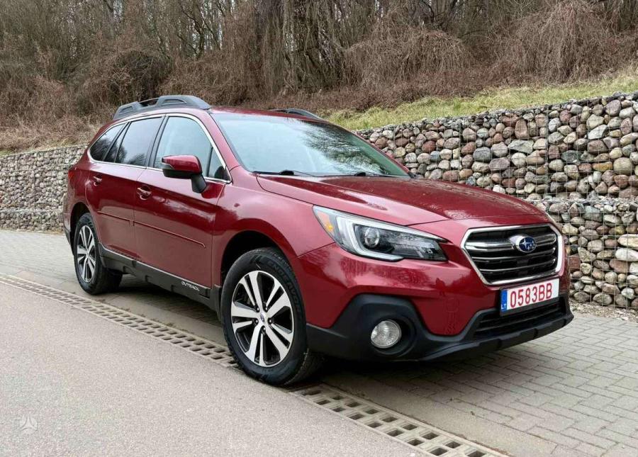 Sarkans Subaru Outback 2018 Alīta, ar dzinēja tilpumu 3.63 L un nobraukumu 138 tūkst. km par 15200 €, foto 1 vietnē AUTOMOTO.COM.LV