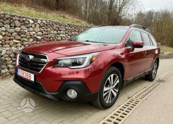 Sarkans Subaru Outback 2018 Alīta, ar dzinēja tilpumu 3.63 L un nobraukumu 138 tūkst. km par 15200 €, foto 2 vietnē AUTOMOTO.COM.LV