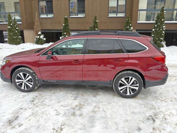 Sarkans Subaru Outback 2018 Viļņa, ar dzinēja tilpumu 3.63 L un nobraukumu 170 tūkst. km par 16800 €, foto 2 vietnē AUTOMOTO.COM.LV