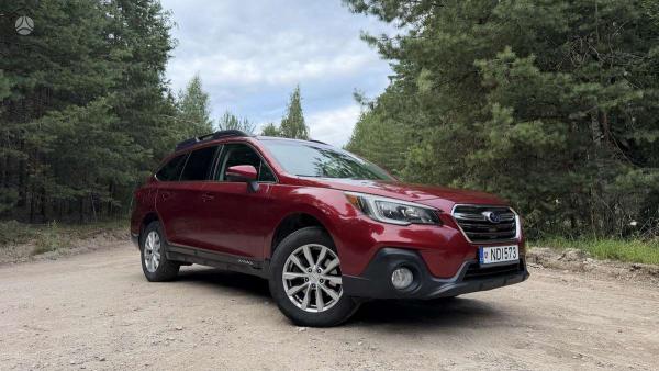 Red Subaru Outback 2018 in Vilnius, with an engine capacity of 2.50 L and mileage of 164 thousand km for 15800 €, photo 1 on AUTOMOTO.COM.LV
