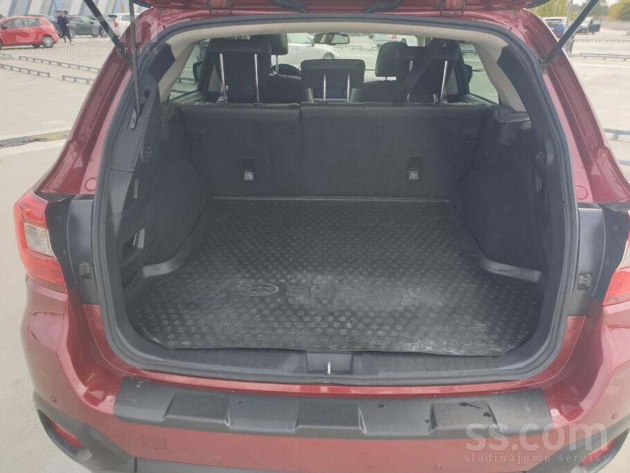 Red Subaru Outback 2018 in Riga, with an engine capacity of 2.00 L and mileage of 114 thousand km for 16000 €, photo 12 on AUTOMOTO.COM.LV