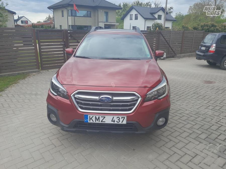 Red Subaru Outback 2018 in Kaunas, with an engine capacity of 2.50 L and mileage of 194 thousand km for 11600 €, photo 6 on AUTOMOTO.COM.LV