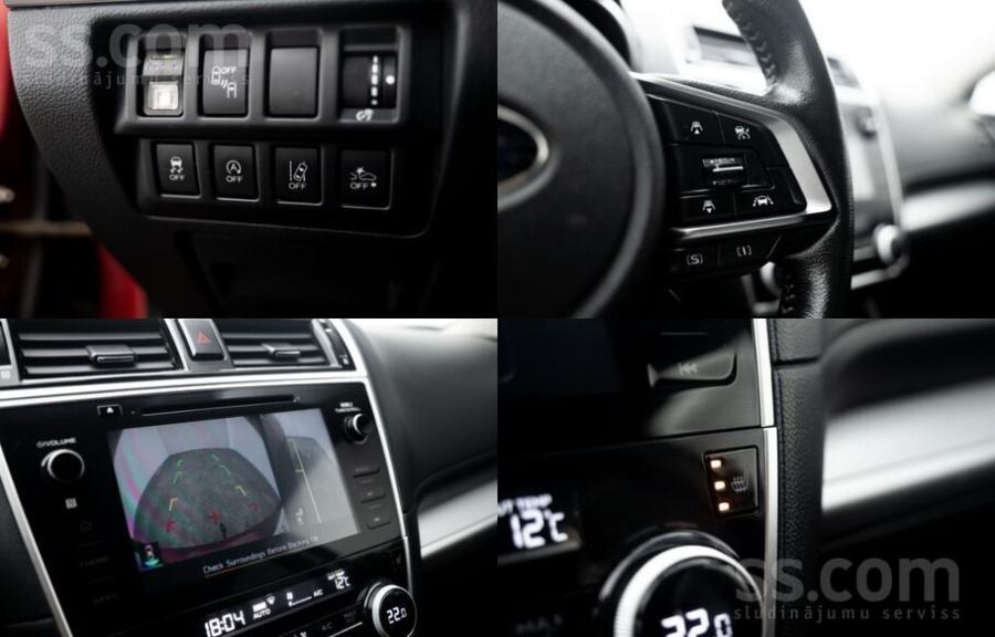 Sarkans Subaru Outback 2018 Tallina, ar dzinēja tilpumu 2.50 L un nobraukumu 206 tūkst. km par 12699 €, foto 15 vietnē AUTOMOTO.COM.LV