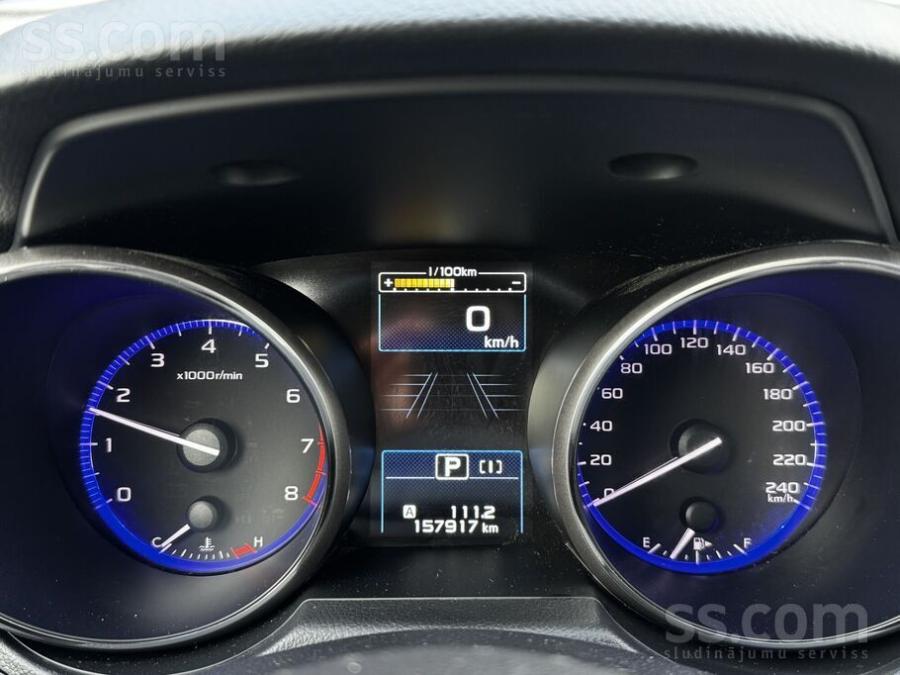 Red Subaru Outback 2018 in Riga, with an engine capacity of 2.50 L and mileage of 158 thousand km for 15900 €, photo 16 on AUTOMOTO.COM.LV